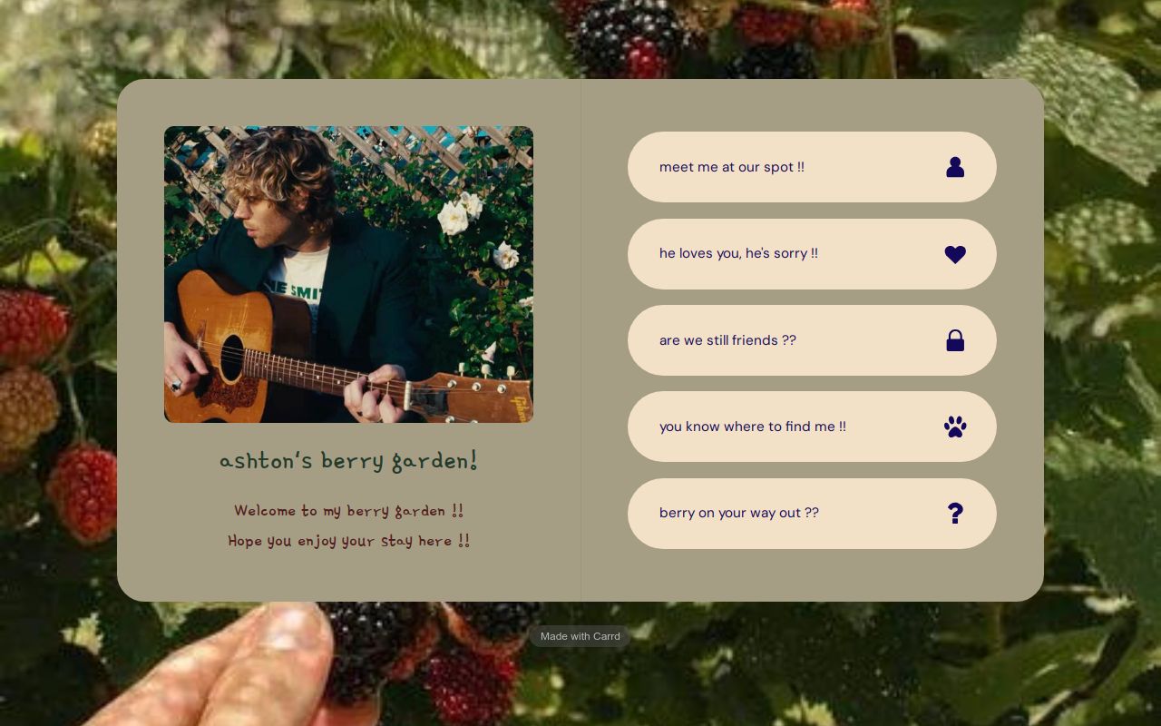 Ashton's berry garden